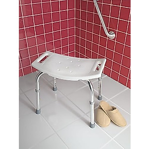 Moen DN7025 Home Care Bath Safety Non-Slip Adjustable Tub and Shower Chair, White