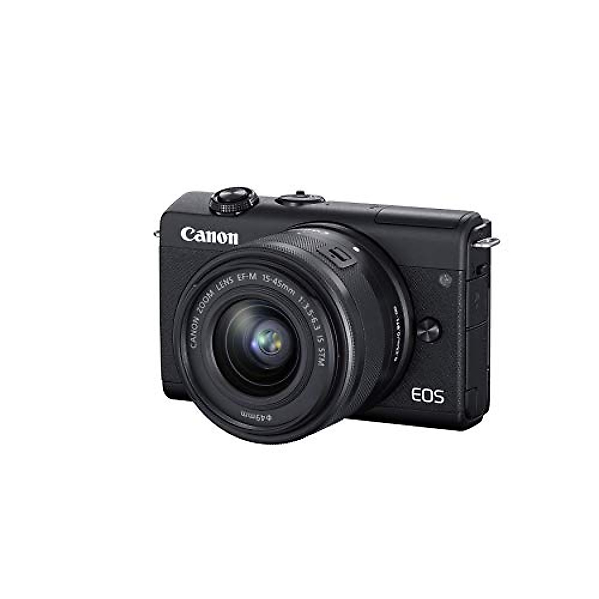 Canon EOS M200 EF-M 15-45mm is STM Kit (Black) (Renewed)