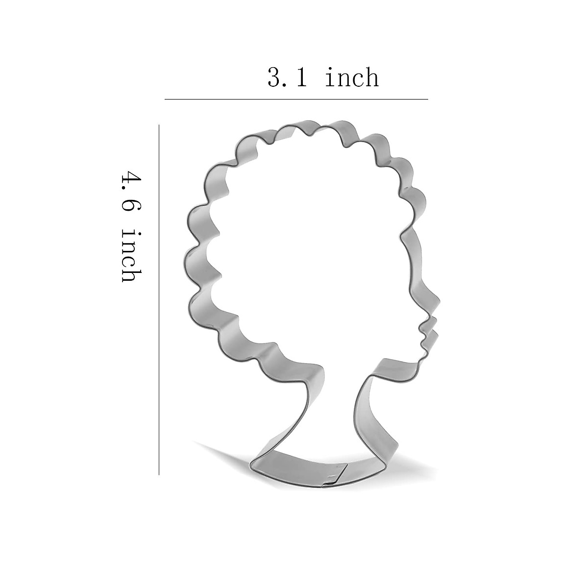 Keewah Girl Face Cookie Cutter Set - 6 Piece - Stainless Steel