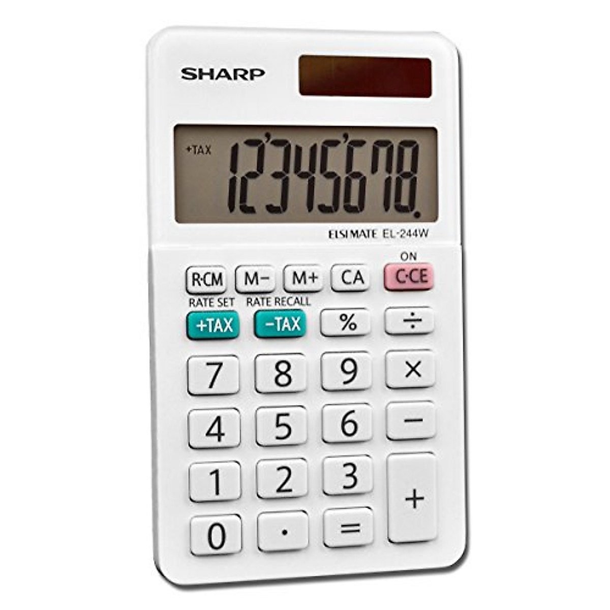 Sharp EL-244WB Business Calculator, White 2.125, 2.38 x 4.06 x 0.31 inches