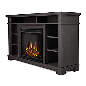 Belford 56" Electric Fireplace TV Stand in White by Real Flame