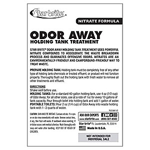 STAR BRITE RV Odor Away Natural Holding Tank Treatment 8oz 4 Pack (076308)