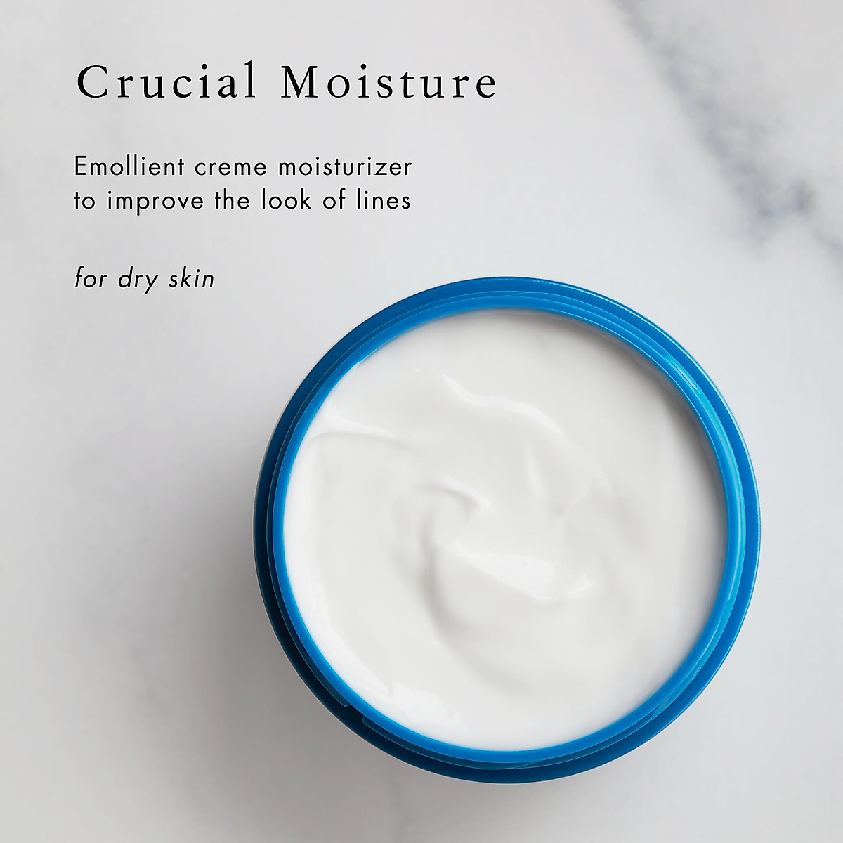Bioelements Crucial Moisture - 2.5 fl oz - Emollient Cream Facial Moisturizer for Dry Skin - Improve Fine Lines - Vegan, Gluten Free - Never Tested on Animals, 2.5 Fl Oz (Pack of 1)