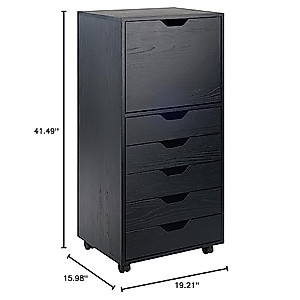 Winsome Wood Halifax Storage/Organization, Black