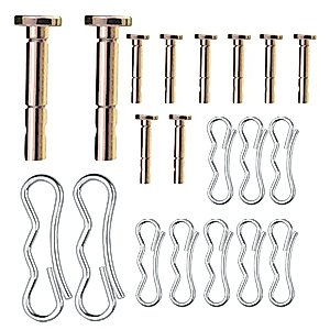 AMTHKNO Snowblower Shear Pins Shear Bolts & Cotter Pins for Craftsman 07188389, 7296122, 7296106