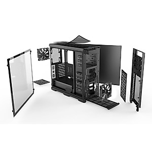 Phanteks (PH-ES614PTG_BK) Enthoo Pro ATX Chassis, Tempered Glass, Intergrated RGB Lighting, Black