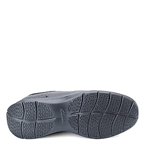 Clarks Men's Cotrell Free Shoe, black oily leather, 9.5 Wide US