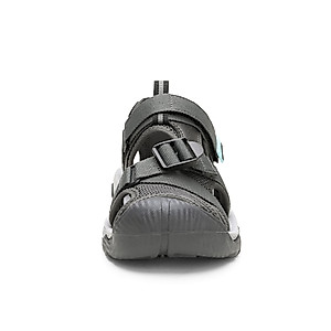 DREAM PAIRS Womens Closed Toe Sport Hiking Sandal, Summer Outdoor Comfortable Walking Water Sandals, Black-10 (Dsa216)