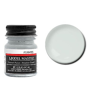 Testor Corp. Light Gray Enamel Paint .5 oz bottle FS36495