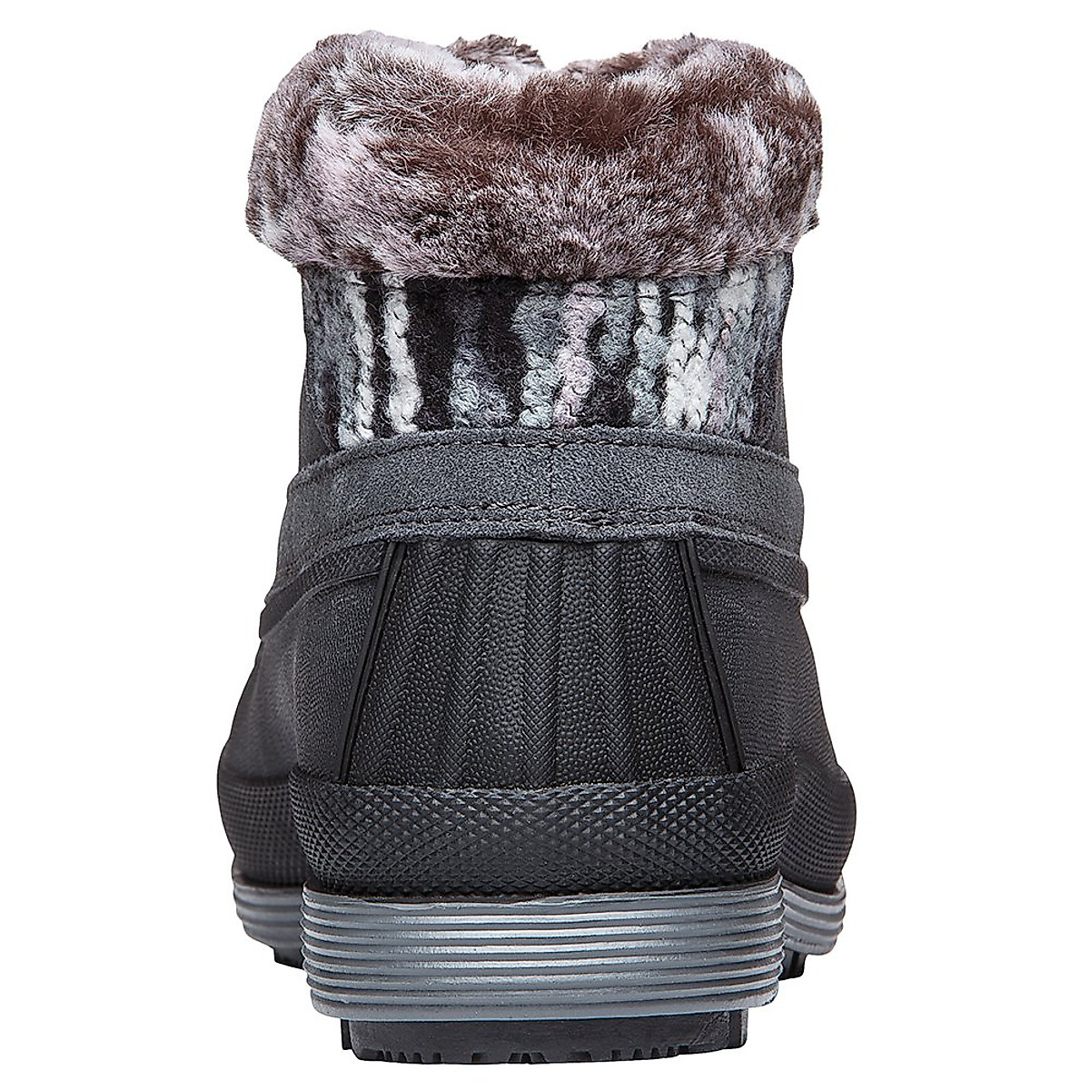 Propét Women's Lumi Ankle Zip Snow Boot, Grey, 9 W US