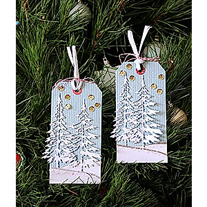 Sizzix 660978 Thinlits Die Set, Woodlands by Tim Holtz, 2/pack