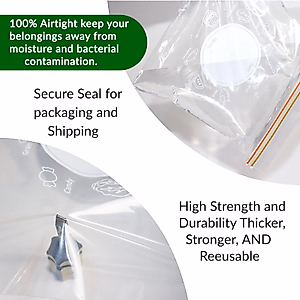 80 Pcs Gallon Storage Bags 10.5X11 IN Freezer Bags Double Zipper Reusable Sandwich Bags Zip Bag For Food Storage Fruit Nuts Cakes Cookies Snack Meal Prep Containers