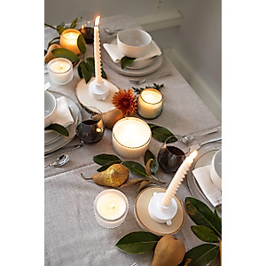 Paddywax Cypress & Fir Holiday Artisan Hand-Poured Scented Candle, 5-Ounce, White Frosted