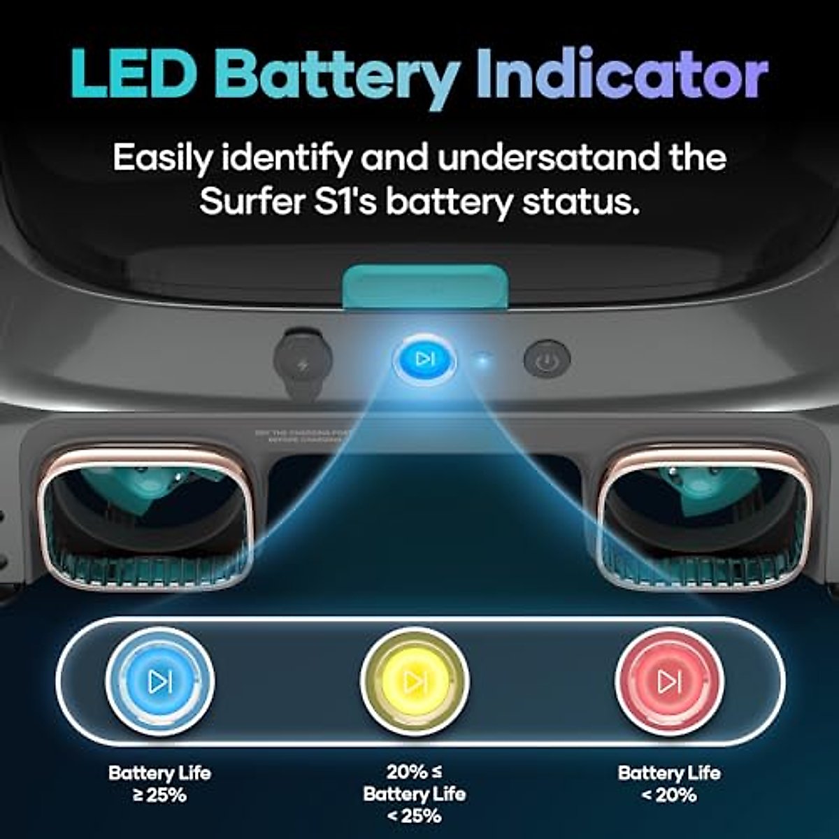 AIPER Solar Pool Skimmer Pool Surface Cleaning Robot with APP Support, Solar Powered and DC Charging for Continuous Cleaning, Pool Temperature Monitor