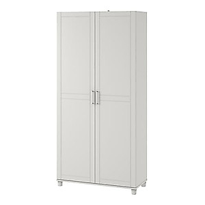 SystemBuild Callahan 36" Utility Storage Cabinet in White