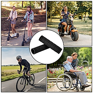 ONLYFU 6 Pieces Bike Handlebar Grips Premium Non-Slip Bicycle Handlebar Grips Cover for Bikes Scooters Bmx Mountain Bikes Scooters Cruiser Tricycle (6 Pcs)