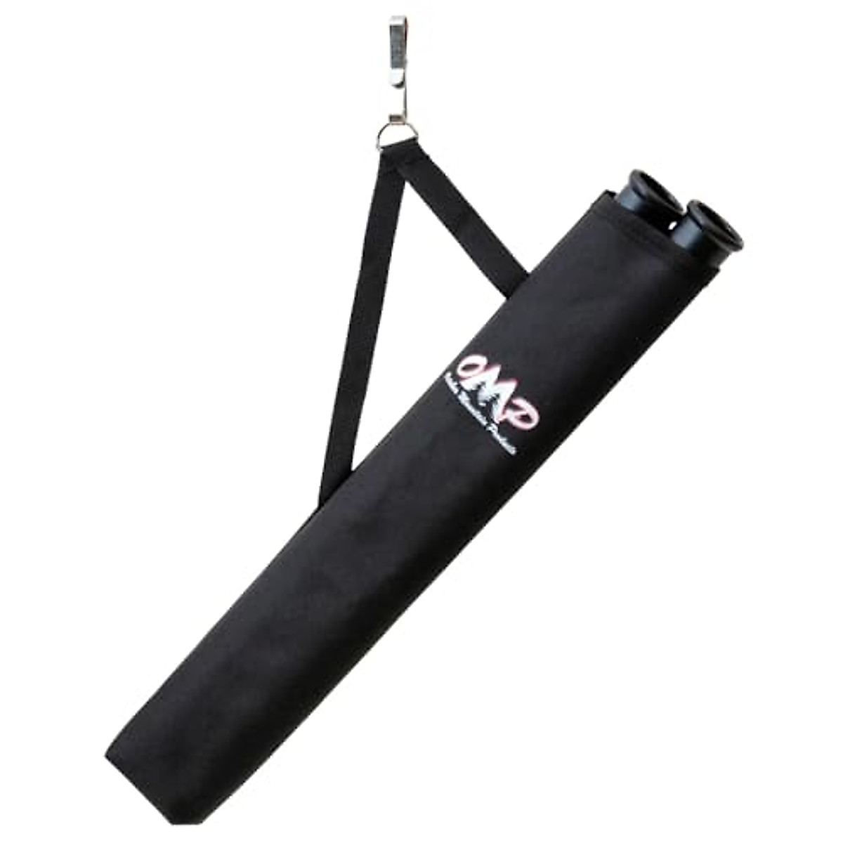 October Mountain Products OMP Adventure 2-Hip Right/Left Hand 2-Tube Quiver, Black