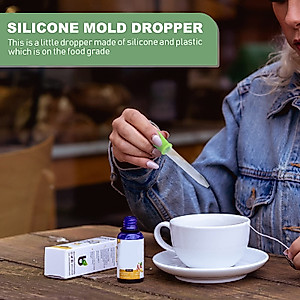 Liquid Droppers Silicone Plastic Transfer Eyedropper for Kitchen Gummy Making - 8colors