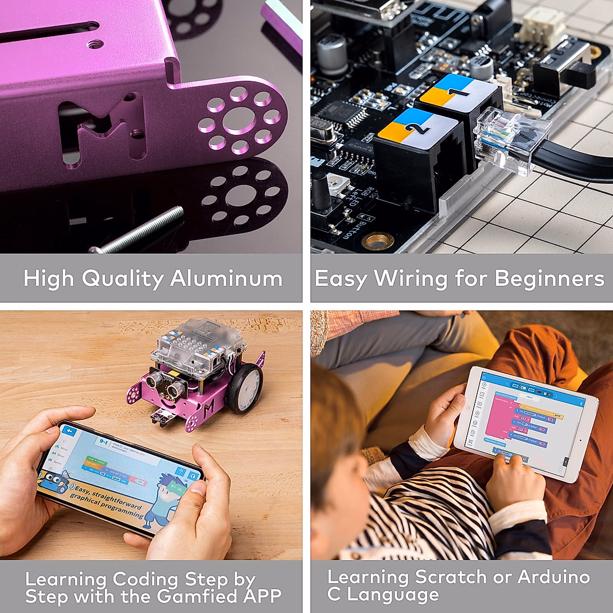 Makeblock mBot Pink + Bluetooth Dongle