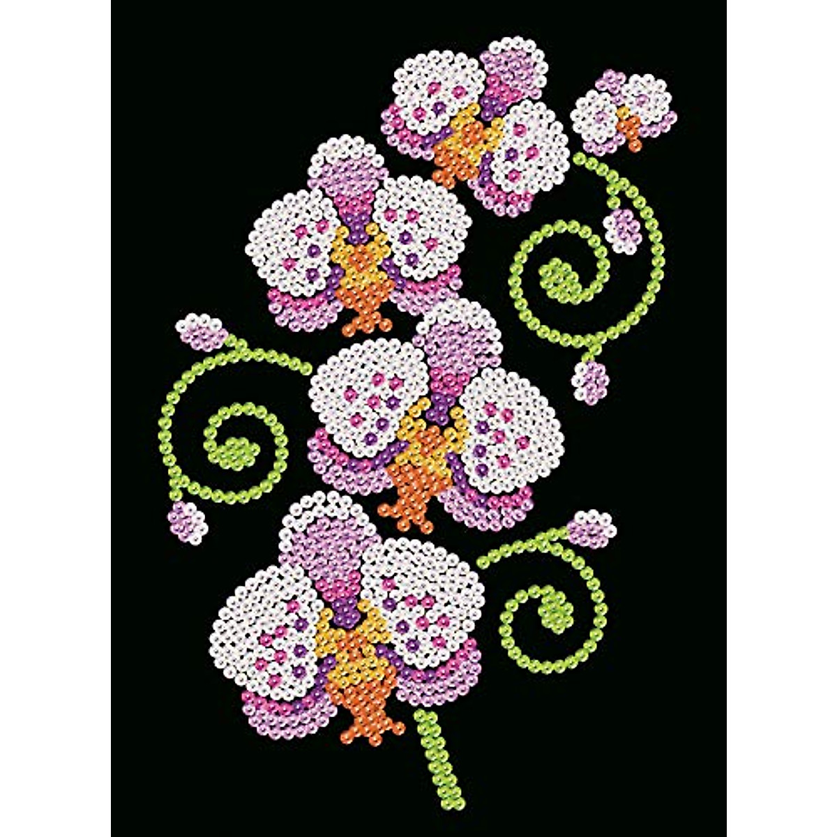 Sequin Art Purple Orchid, Sparkling Arts and Crafts Kit; Creative Crafts for Adults and Kids
