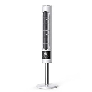 FEER Air Floor Standing Fan Portable Air Conditioning With Remote Control Negative Ion Generator Leafless Tower Fan For Home (Color : A, Size : 230 * 230 * 930mm)