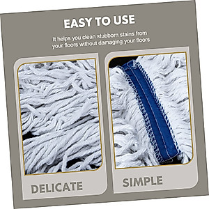 Beavorty 2pcs Replaceable Mop Head Mops Mop Accessories Trapeadores para Limpiar Piso Floor Mop Trapeadores Con Cubeta Industrial Mop Heavy Duty Mop Sponge Mop Plastic