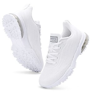 Akk Womens Air Running Shoes - Lightweight Women Sneakers Air Cushion Walking Tennis Shoes for Women Gym Jogging Workout A-Black