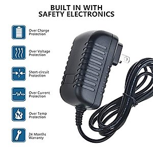 SupplySource AC Adapter for Craig CTFT751-Blue-B CTFT751-BE-B CTFT751BEB TFT Swivel Portable DVD/CD Player