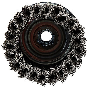 DEWALT Wire Cup Brush, Knotted, 4-Inch (DW4916)