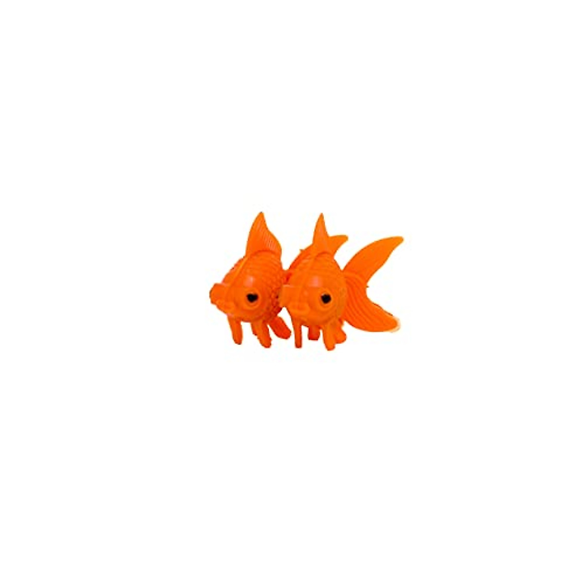 Neakomuki 20pcs Artificial Fish Fake Fish Plastic Floating Fish for Artificial Aquarium Orange Goldfish Ornament Decorations for Aquarium Fish Tank Fountain