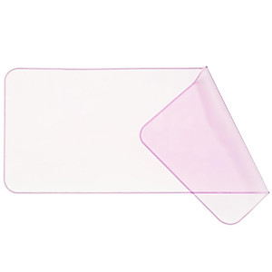 12.2" x 5.1" Universal Silicone Keyboard Protector Cover Skin for 13.3" 14" Laptop Notebook Keyboard (Without Numeric Keypad Keyboard), Ultra Thin Waterproof Dustproof Keyboard Protector Skin - Pink