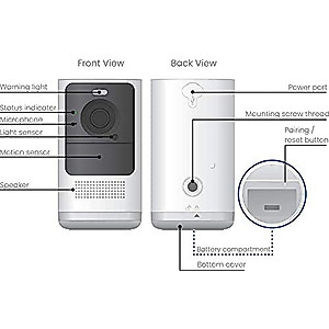 Lorex Home Hub 32GB with Three 2K QHD Wire-Free Battery-Operated Indoor/Outdoor Security Cameras
