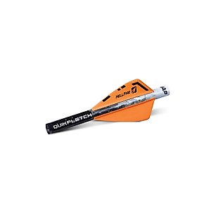 New Archery Products White, Quickfletch 2" Hellfire Fletching (6 Pack), Orange, 6 Count (Pack of 1)
