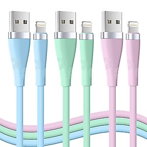 iPhone Charger 3Pack 10FT [Apple MFi Certified] Lightning Cable USB Fast Charging Cord iPhone Charging Cable Compatible with iPhone 14 13 12 11 Pro Max XR XS X 8 7 6 Plus SE iPad(Multi-Color)…