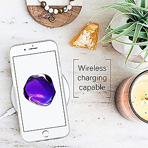 ZIYE Designed for iPhone 7 Plus Case with Card Holder for Women Girls iPhone 8 Plus Glitter Bling Shell TPU Protective Bumper ID Card Pocket with Screen Protector Ring Holder 5.5'' Colorful