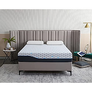 MLILY Queen Mattress, 10 Inch Memory Foam Mattress Bed in a Box, Medium, EGO Charcoal Green Tea and Cooling Gel Infused CertiPUR-US Certified, Made in USA