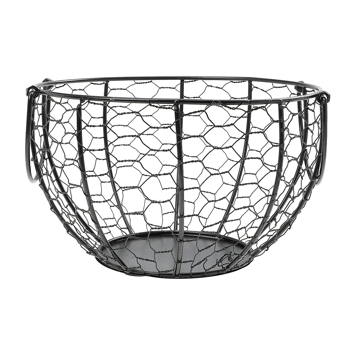 Metal Wire Egg Basket Egg Holder Organizer Case Container Kitchen Egg Storage Basket Fruit Basket Vegetables Fruit Bowl Kitchen Counter Organizers
