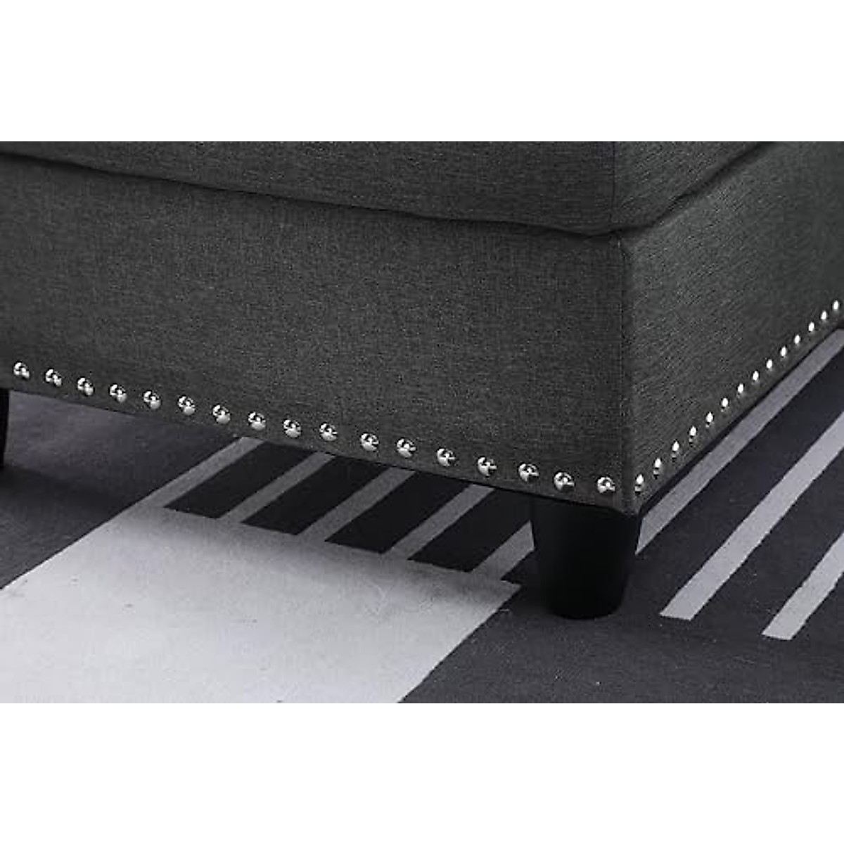 Devion Furniture EZO Sofas, Dark Gray