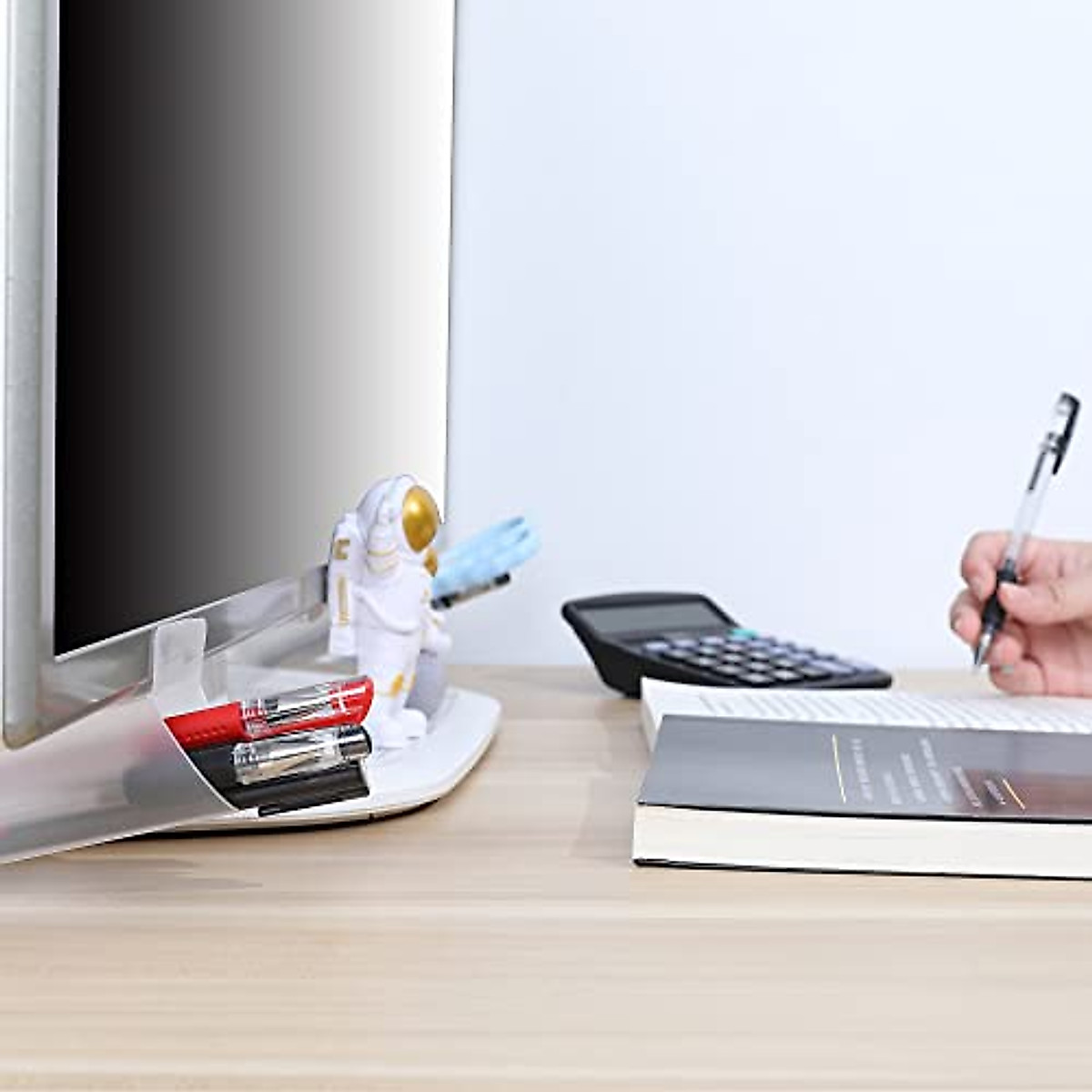 Creative DIY Screen Pen Pencil Holders Desktop Accessories Bags Desk Organizers Containers Storage Bags-2 Pack (Triangle)