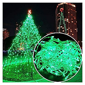 Fairy Lights Outdoor Fairy String Lights 10M With 100 LED 8 Modes Wave Rope Lights Icicle Curtain Light,Waterproof Festival Lighting For Garden Patio Yard Home Wedding Party And Christmas Decoration Z