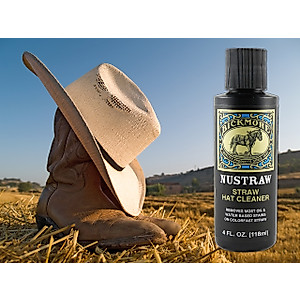 Bickmore Nustraw Straw Hat Cleaner - Bick Hat Care for Straw Fedora Cowboy Style Hats - Toxic Free