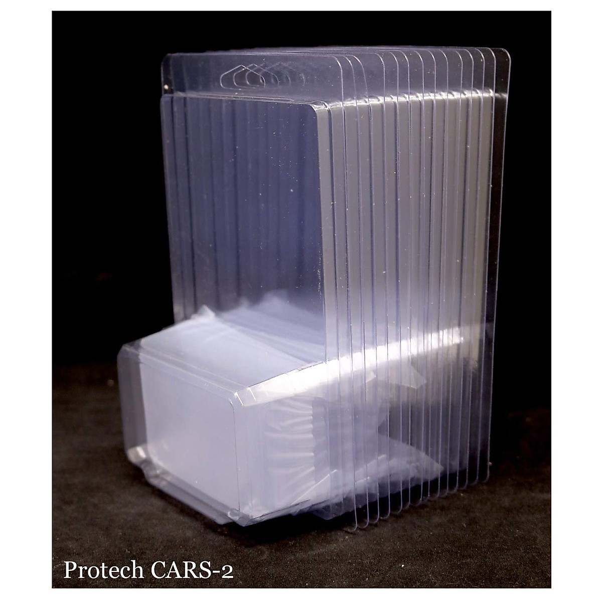 Protech SSCARS-2 Storage/Display Space Saver Car Case for Carded Hot Wheels, 4.25" W x 6.5" H x 1.25" D, 25-Pack