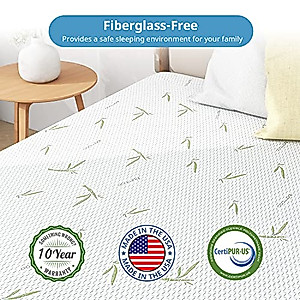 SWISH WEAVERS Full Mattress, 10 inch Full Size Mattresses in a Box Cooling Gel Memory Foam Mattress for Kids Bunk Trundle Bed Daybed Medium Firm