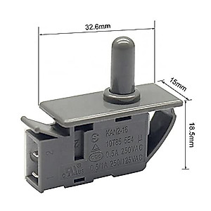 Refrigerator door light push button switch HC-056K