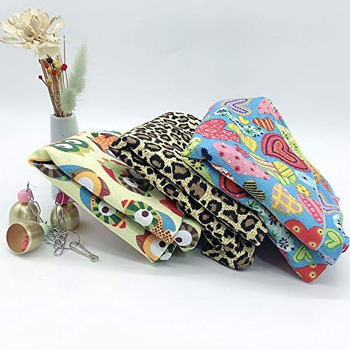 Small Animal Hanging Hammock Pet Swinging Bed 3 Tier Sleep Nap Sack Cage Accessories Kit Set Tunnel Ferret Rat Cave Sugar Glider Hideouts Warm Bedding for Squirrel Guinea Pig (Bluecat Pattern)