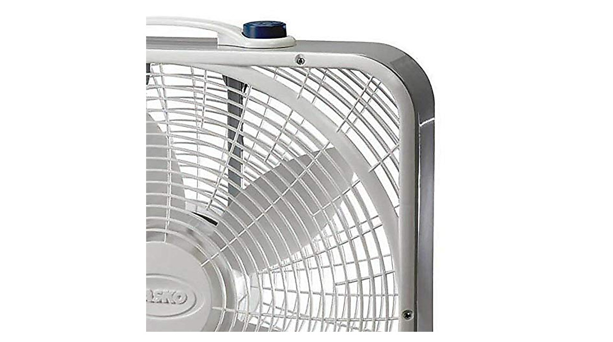 Lasko 20" Premium Steel Box Fan - 3 Speed, 2 Pack