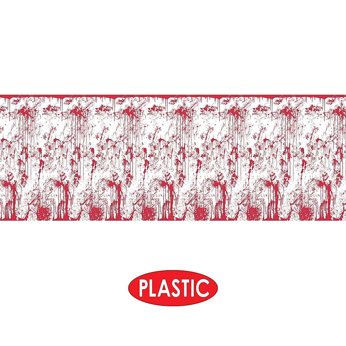 Beistle 4' x 30' Bloody Wall Backdrop (00710)