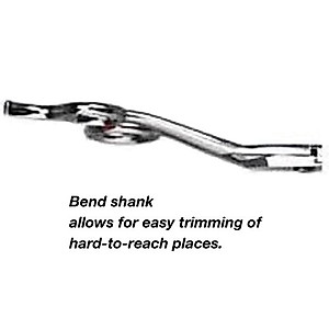 Geib Gator Stainless Steel Bent Shank Straight Pet Grooming Shear, 7-1/2-Inch