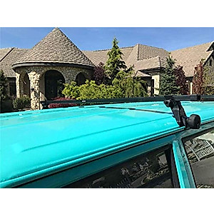 HTTMT- MT371-033- All-In-One SR1001 56" ROOF RACK SYSTEM Compatible With Most VEHICLES RAIN GUTTERS 130 LB CAPACITY [See Fitment]