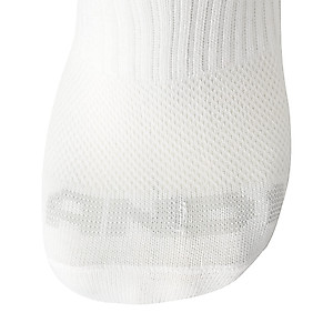 AND1 Men's Socks - PROPLATINUM Lightweight Low Cut Socks (12 Pack), Size Shoe size 6-12.5, White